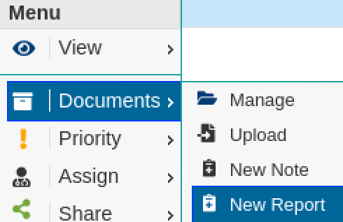 Create Report Tutorial